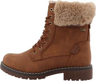 Tom Tailor Femme 4290220006 Botte Tendance, Cognac, 38 EU