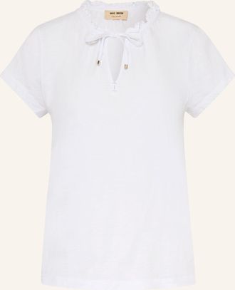 Mos Mosh Mos Mosh T-Shirt Mmanly Mit R&uuml;schen weiss