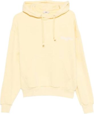 Autry Femme, Sweatshirts et sweats &agrave; capuche, Jaune, Taille: 38 FR Sweat &agrave; capuche Main