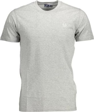 Sergio Tacchini T-Shirt mit Rundhalsausschnitt - - Tops - Herren - Grau - 2XL