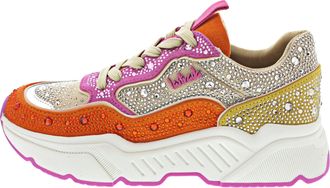 La Strada Damen Low Sneaker Mehrfarbig Synthetik Textil Mix, Gr&ouml;&szlig;e:36, Farbauswahl:Multicolor