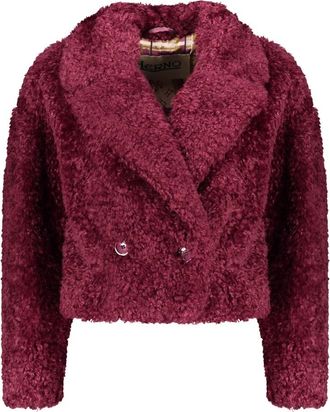 Herno Femme, Vestes, Violet, Taille: 38 FR Faux Fur Col Revers Veste