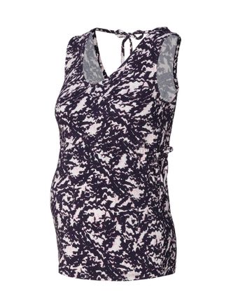 Esprit Damen Sleeveless Allover Print T-Shirt, Dark Navy-402, M