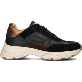 Fred De La Bretoniere Schwarze Leder Sneakers Mariola Sign - - Shoes - Damen - Schwarzk - 38 EU