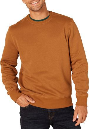 Amazon Essentials Herren Fleece-Sweatshirt mit Rundhalsausschnitt (erhältlich in Big & Tall), Muskat, XXL