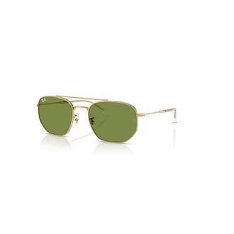 Ray-Ban Rb3707 Revisited Sonnenbrillen Arista Gold Fassung Grün Glas 54-20