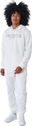 Project X Paris Sweat à Capuche Broderie Contour Blanc cassé L