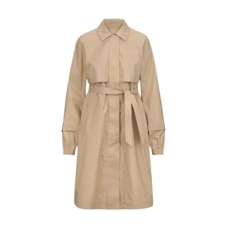 K-Way Poplin Mantel - - Coats - Damen - Beige - M