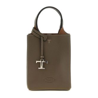 Tod's T Timeless Mini Bag - Femme - Sacs - Brun - Taille: ONE Size