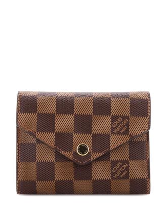 Louis Vuitton Kleines Victorine Damier Portemonnaie - Braun
