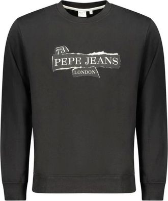 Pepe Jeans London Homme, Sweatshirts et sweats &agrave; capuche, Noir, Taille: S Nero Cotton SweaT-shirt