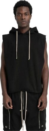 Rick Owens Homme, Sweatshirts et sweats &agrave; capuche, Noir, Taille: M Tunique &agrave; Capuche
