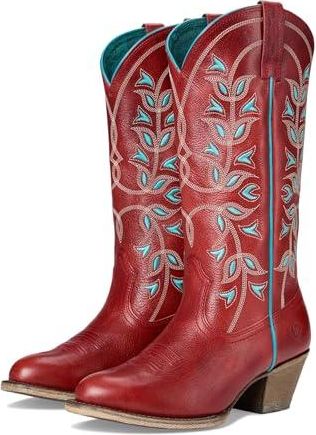 Ariat Bottes Western Desert Holly pour femme, Rouge flamme, 36 EU