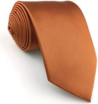 Shlax & Wing Shlax&Wing Couleur Unie Orange Cravate Maigre Pour deHomme Maigre Narrow 6cm Costume daffaires