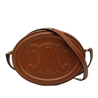 Celine Sac bandouli&egrave;re vintage doccasion - Femme - Pre-owned - Brun - Taille: ONE Size