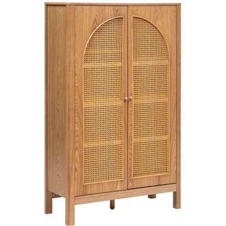 Atmosphera Atmosphera - Armoire 2 portes en cannage tiria