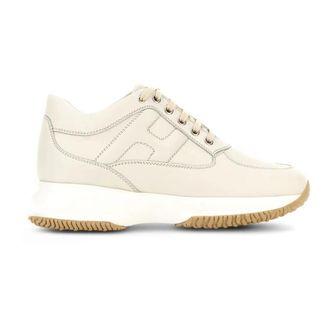 Hogan Femme, Chaussures, Beige, Taille: 37 1/2 EU Baskets Interactives