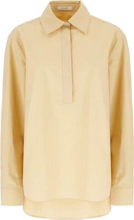 The Row Femme, Blouses et Chemises, Beige, Taille: 36 FR Margan Shirt