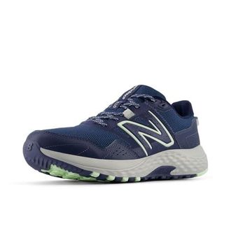 New Balance Chaussures de Course sur Sentier 410 V8 pour Homme, NB Bleu Marine/Indigo Vintage/Melon Water, 43 EU