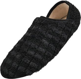 Generic Pantoufles unisexes &agrave; semelle plate douce, chaussons unisexes &agrave; semelle plate douce, chaussures dint&eacute;rieur confortables et moelleuses pour la maison, 