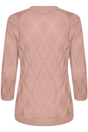 Kaffe Strickpullover KAsilia M, Mahogany Rose M