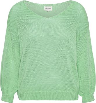Americandreams Americandreams, Femme, Pulls, Vert, Taille: 40 FR Milana LS Light Cotton Knit