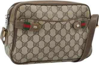 Gucci Sac bandouli&egrave;re vintage Pre-owned - Femme - Pre-owned - Beige - Taille: ONE Size