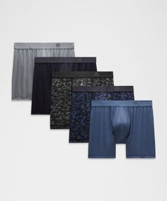 lululemon Always In Motion Boxershorts 5er-Pack für Männer - 13 cm - Größe 2XL