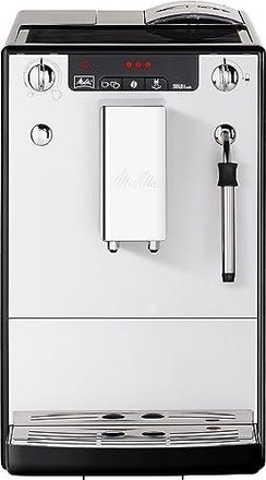 MELITTA Machine &agrave; Caf&eacute; et Boissons Chaudes Automatique, Buse Vapeur, Caffeo Solo and Milk, Argent, 1.2 L, E953-102