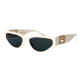 Linda Farrow unisex, Accessoires, Blanc, Taille: 57 MM Lunettes de soleil Tomie