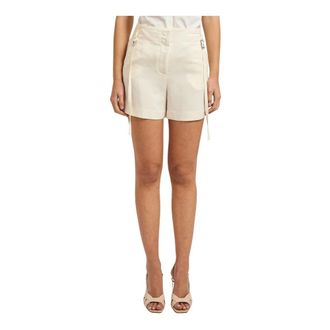 Patrizia Pepe Femme, Shorts, Beige, Taille: 40 FR Tailored Linen Shorts