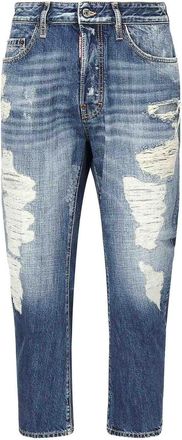 Dsquared2 Straight Leg Jeans - Blau