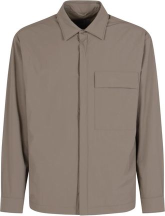 Herno Homme, Chemises, Brun, Taille: XL Veste chemise fonctionnelle