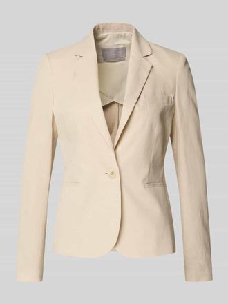 Christian Berg Regular Fit Blazer aus Leinen-Mix mit Paspeltaschen