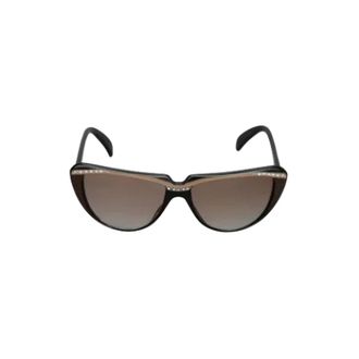 Saint Laurent Pre-owned Acetat sonnenbrillen - - Pre-owned - Damen - Schwarzk - ONE SIZE