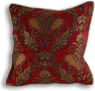 Riva Paoletti Shiraz Zierkissen Hülle (45x45cm) (Burgunder)