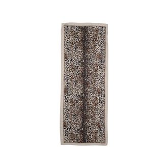 Guess Femme, Accessoires, Beige, Taille: ONE Size Leopard Pattern Scarf