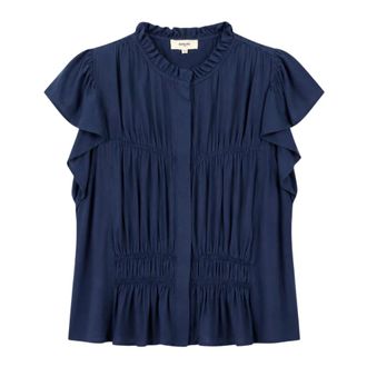 Suncoo Damen, Blusen & Hemden, Blau, XSGr&ouml;&szlig;e