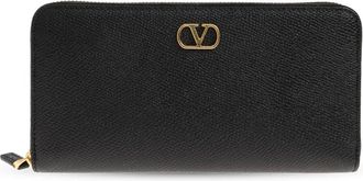 Valentino Garavani Femme, Accessoires, Noir, Taille: ONE Size Vlogo Signature Zippered Wallet