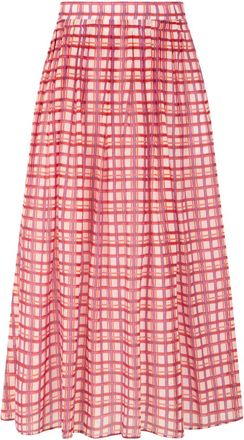 Max Mara Femme, Jupes, Multicolore, Taille: 36 FR Im going to squares Midi Skirt