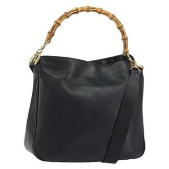 Gucci Sac bandouli&egrave;re vintage Pre-owned - Femme - Pre-owned - Noir - Taille: ONE Size