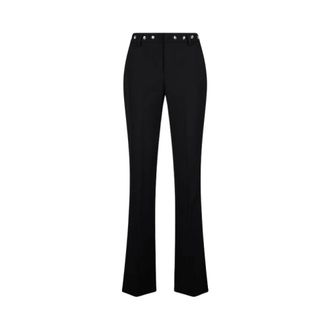Liu Jo Femme, Pantalons, Noir, Taille: 34 FR Wide Pantalons