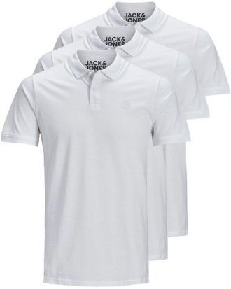 Jack & Jones Poloshirt Basic (3-tlg., 3er Pack) slimfit / figurbetont geschnitten