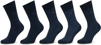 Tommy Hilfiger Lange Socken 701235374 Schwarz