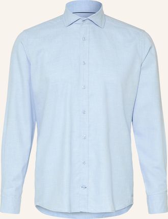 Strokesman's Strokesmans Flanellhemd Regular Fit blau