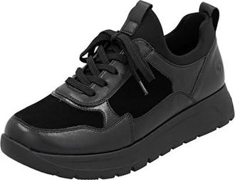 Remonte Femme D2v00 Baskets Basses, Noir, 38 EU