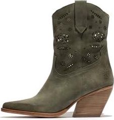 FLY London Femme WALU289FLY Western Boot, Smog, 40 EU