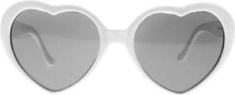 UPKOCH Lunettes Effet Diffraction Coeur Blanches L&eacute;g&egrave;res et Confortables Lunettes Sp&eacute;ciales pour Festivals Edm et Soir&eacute;es Accessoires Photo Originaux pour Co