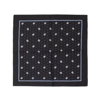 Dolce & Gabbana DG Print Einstecktuch - - Accessories - Herren - Schwarzk - ONE SIZE