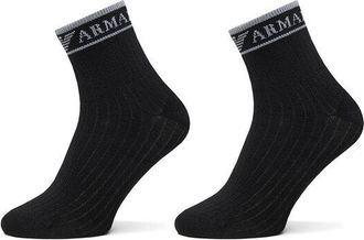 Emporio Armani Kurze Socken EW000578 AF20514 MC005 Schwarz